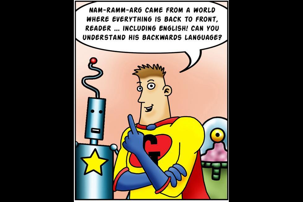 Grammarman: Episode 23—Nam-Ramm-Arg | Teaching tool | Onestopenglish